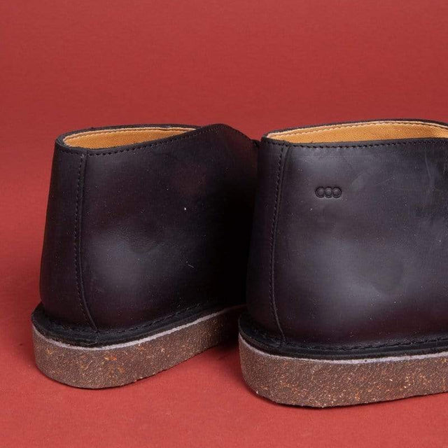 Men's Colombian Leather Desert Boots - Black – Ocelot Market